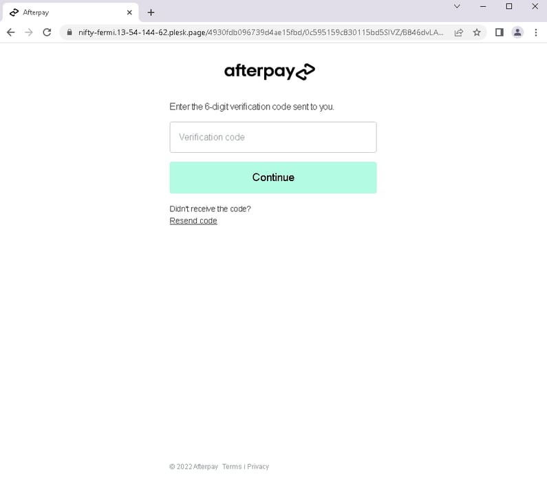 Afterpay Customers Warned Their Account is Restricted in Phishing Scam